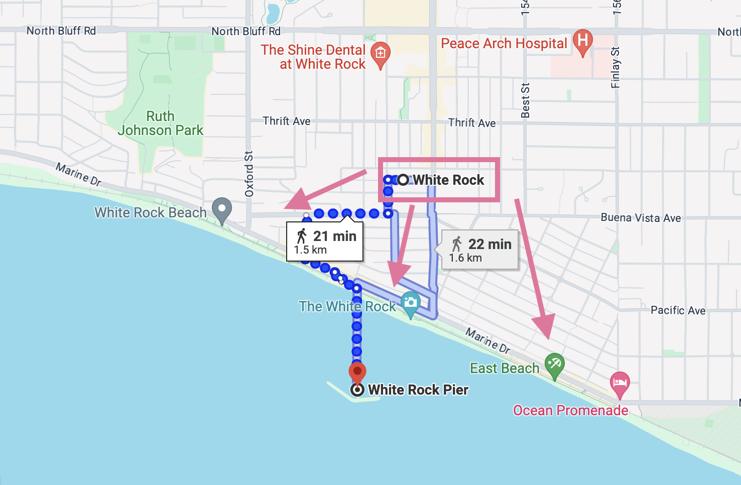 White Rock白石小鎮一日遊｜浪漫碼頭看夕陽｜私推這家義式餐廳